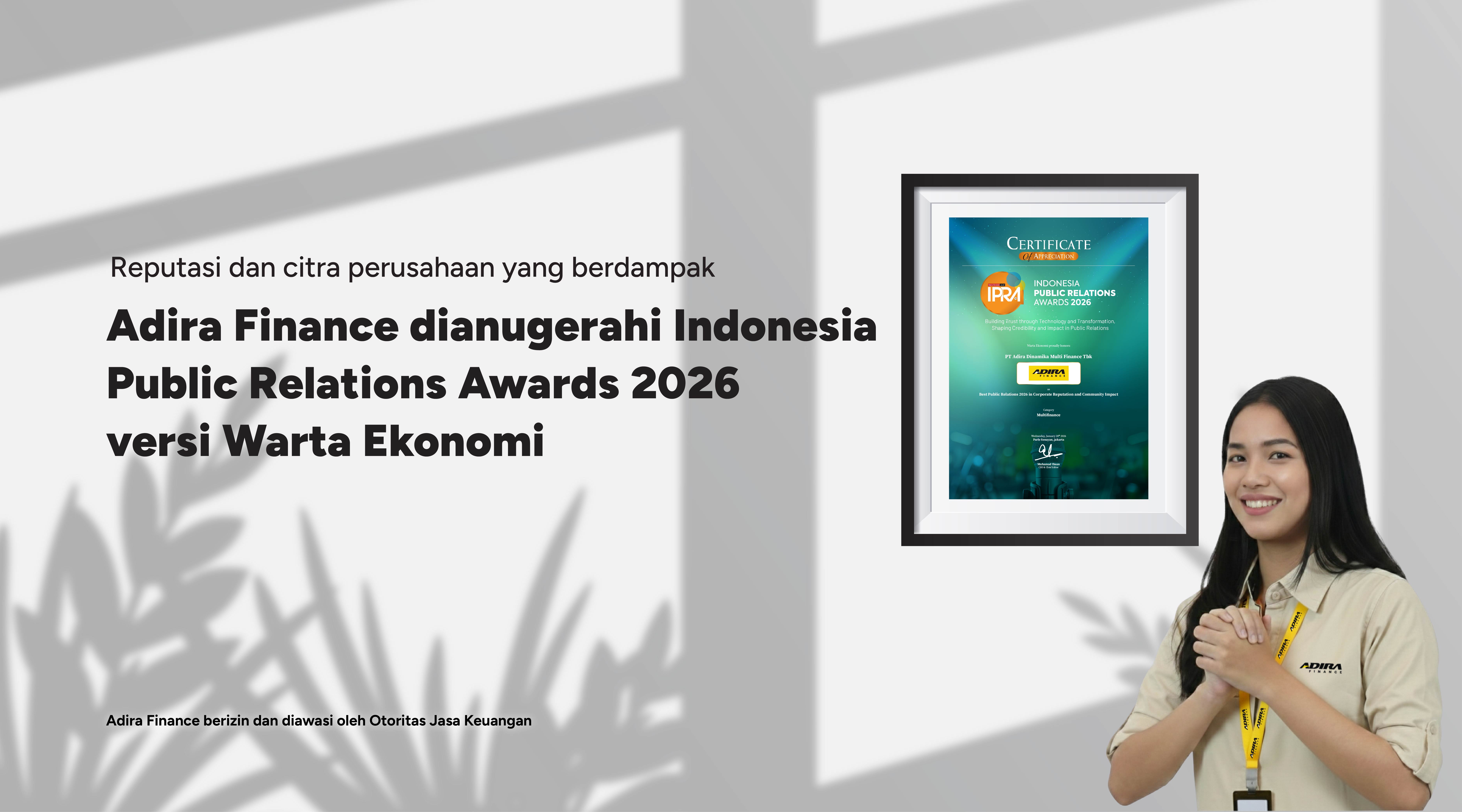 ADIRA Finance - Solusi Pembiayaan Terpercaya | 1500-511